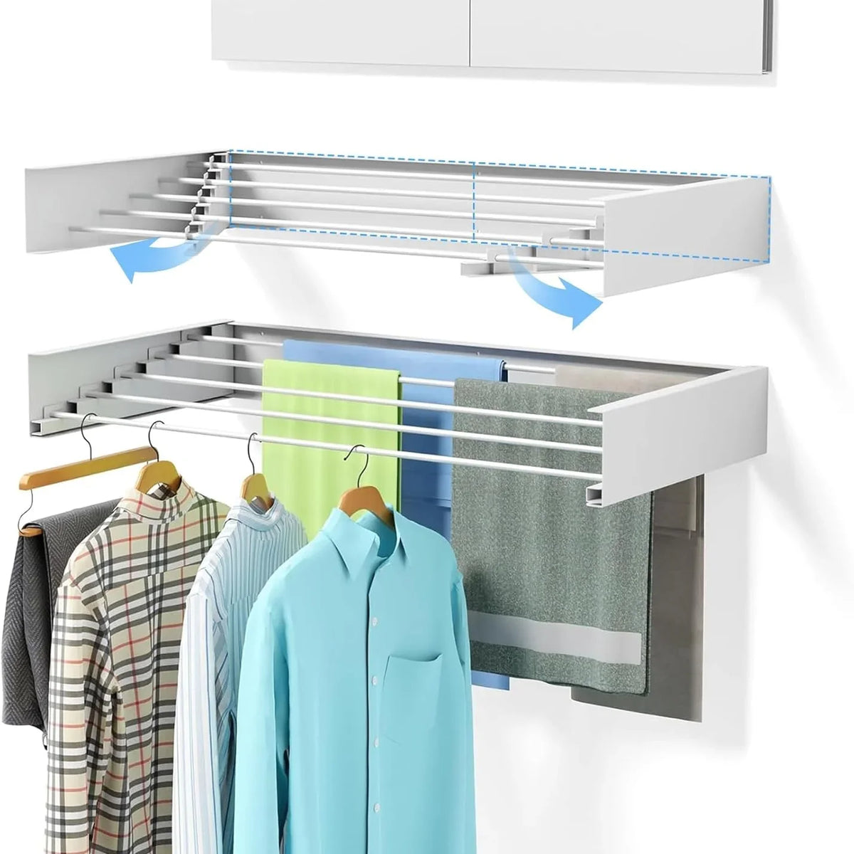 Wallex TowelDry® 100 – Αναδιπλούμενη Απλώστρα Ρούχων 100cm | wox.gr